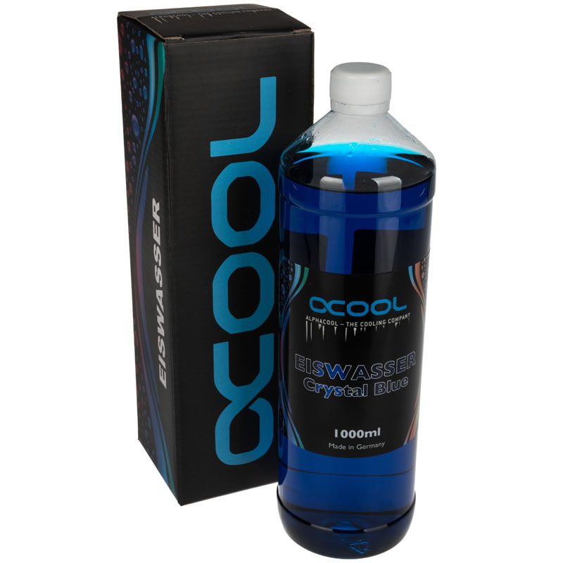 Alphacool Eiswasser Crystal Blue, 1000ml Refrigerante - Blu | Godlike ...